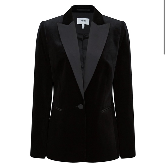 Reiss | Jackets & Coats | Reiss Velvet Blazer | Poshmark